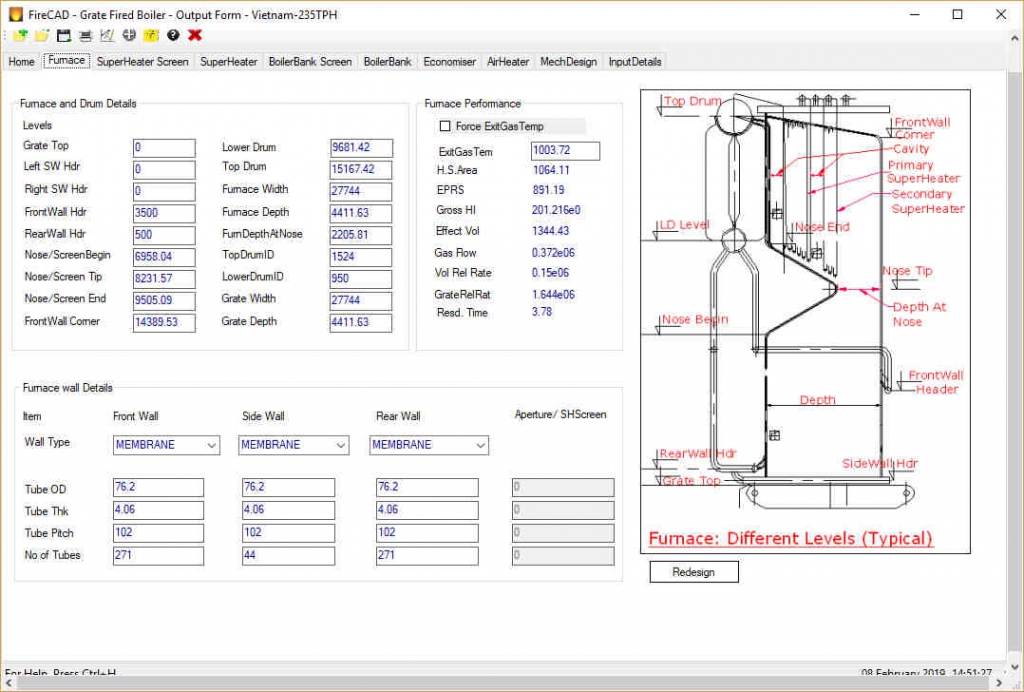 Boiler Design: Software for Coal,Wood,bagasse,oil,Gas boilers of Water ...