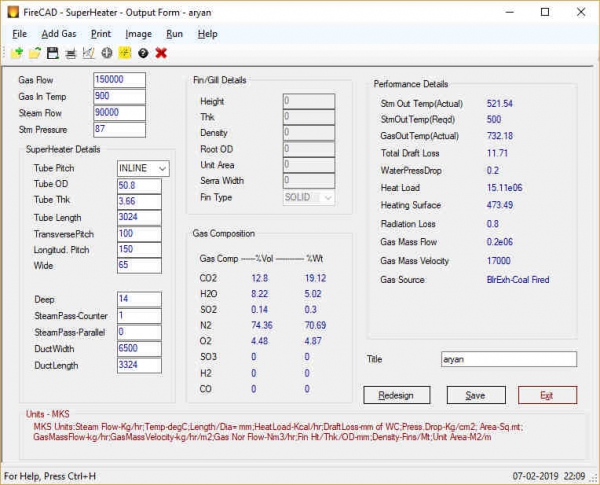 Boiler Design: Software for Coal,Wood,bagasse,oil,Gas boilers of Water ...